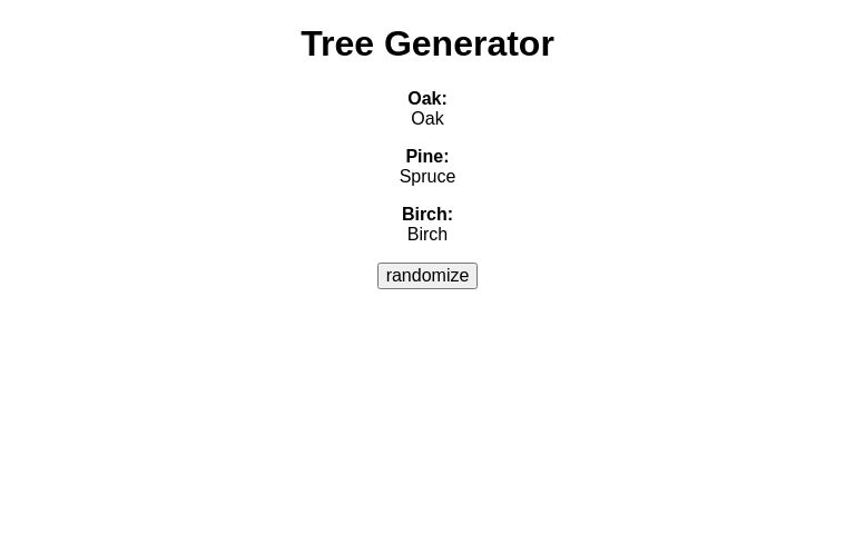 Tree Generator