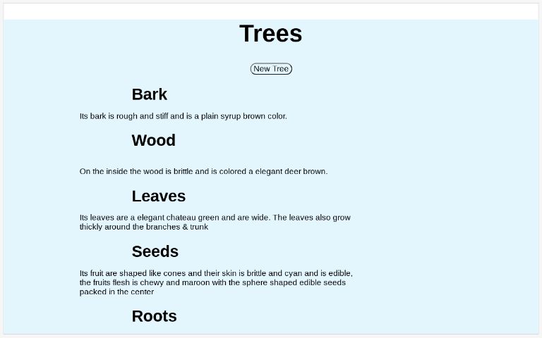 Trees ― Perchance Generator