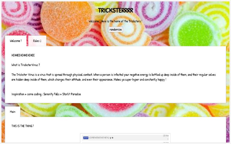 TRICKSTERRRR ― Perchance Generator