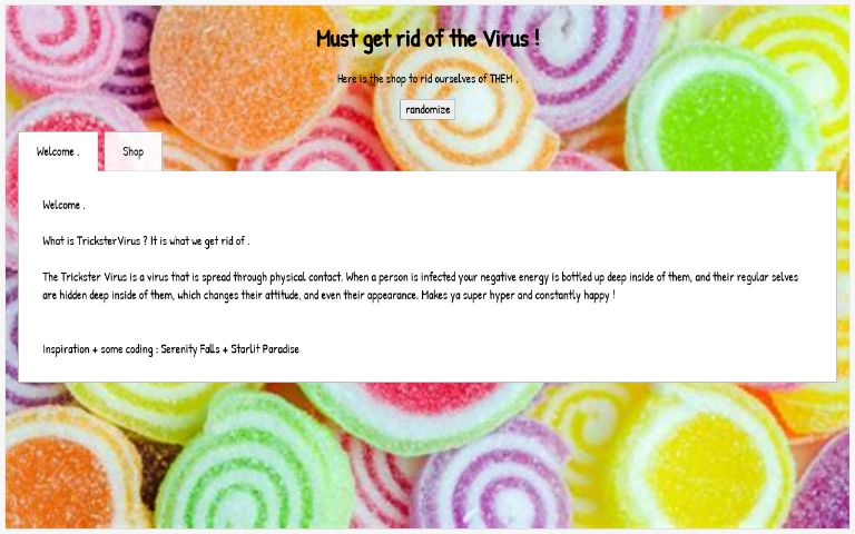 Must get rid of the Virus ! ― Perchance Generator