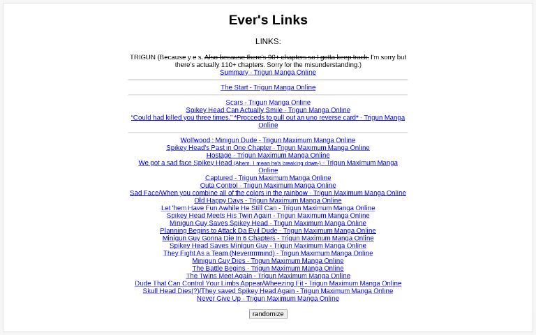 Ever's Links ― Perchance Generator