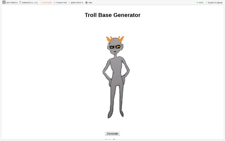 Troll Base Generator