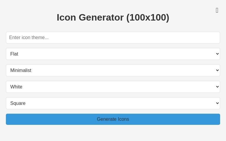 Icon Generator (100x100)