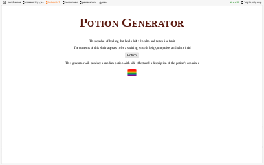 Potion Generator