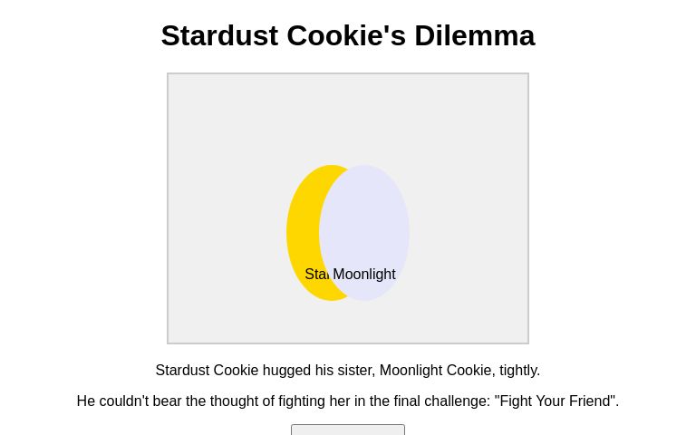 Stardust Cookie's Dilemma ― Perchance Generator