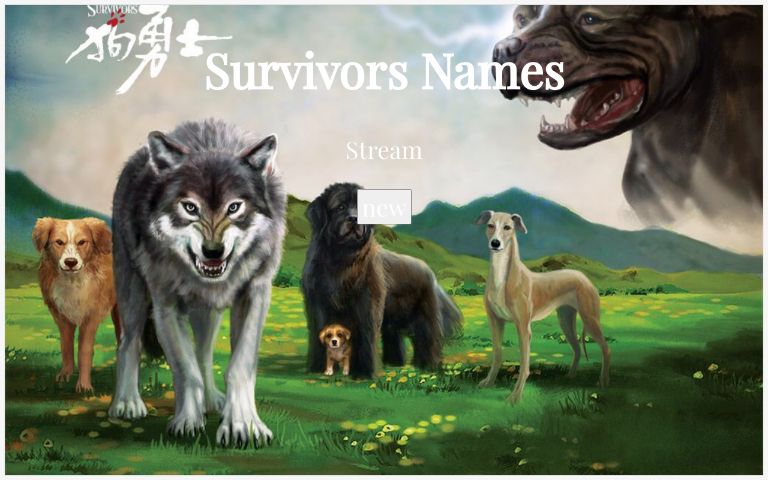 Survivors Names ― Perchance Generator