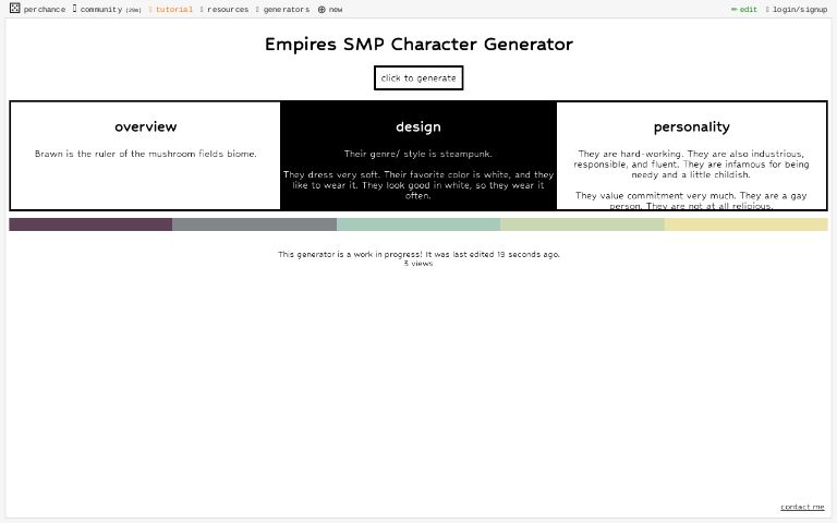 Empires SMP Character Generator