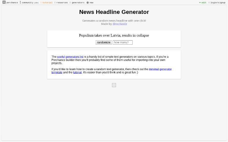 News Headline Generator