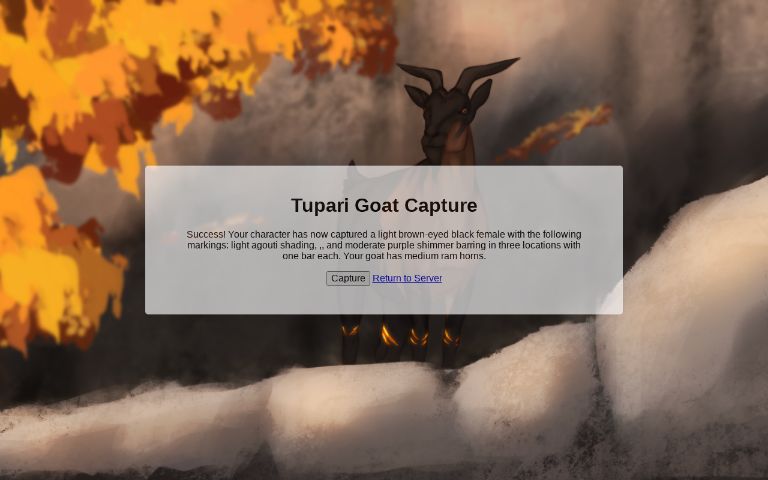 Tupari Goat Capture ― Perchance Generator