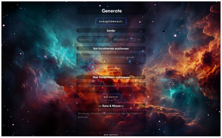 Turkish Rp ― Perchance Generator