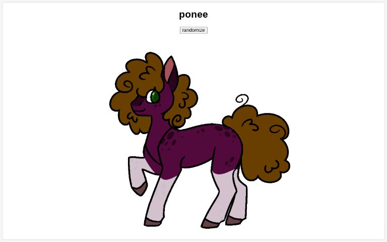 ponee ― Perchance Generator
