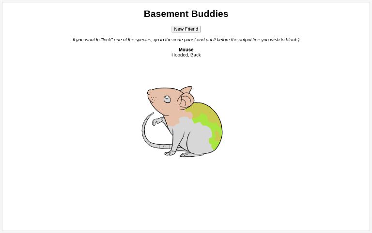 Basement Buddies ― Perchance Generator