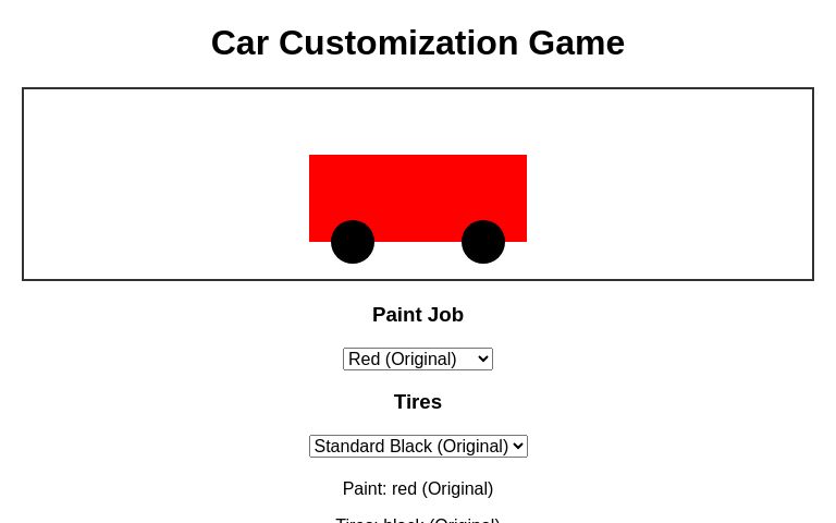 Car Customization Game ― Perchance Generator