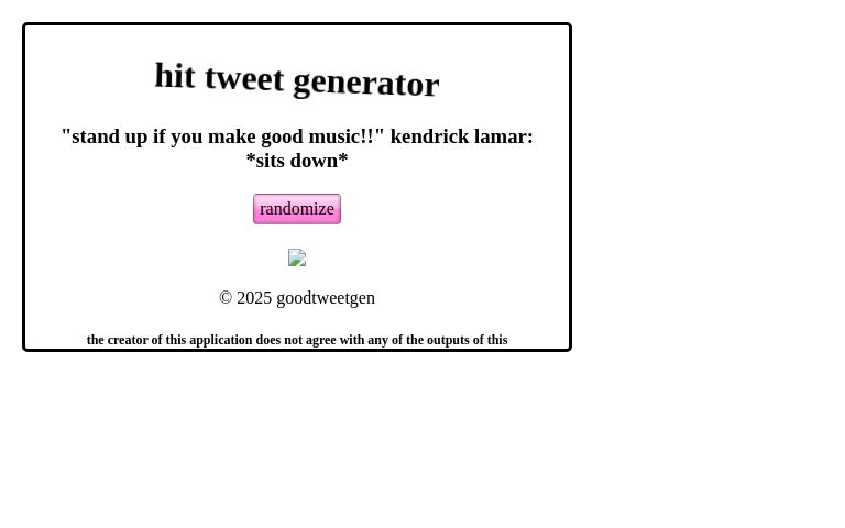 average tweet generator
