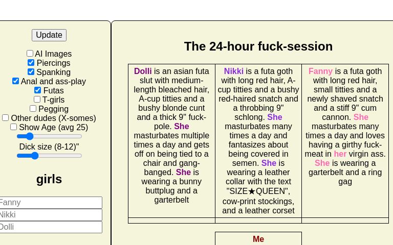 Orgy master ― Perchance Generator