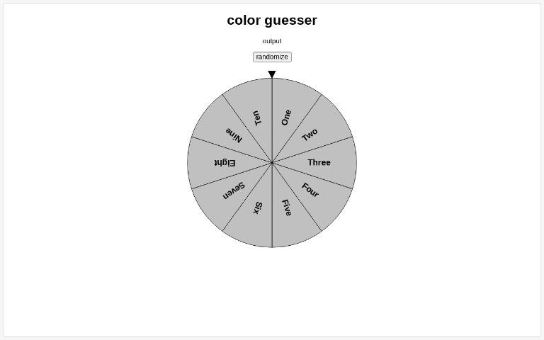color guesser ― Perchance Generator