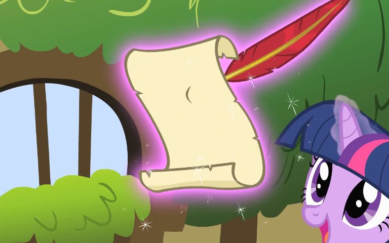 Twilight Sparkle Writing A Letter ― Perchance Generator