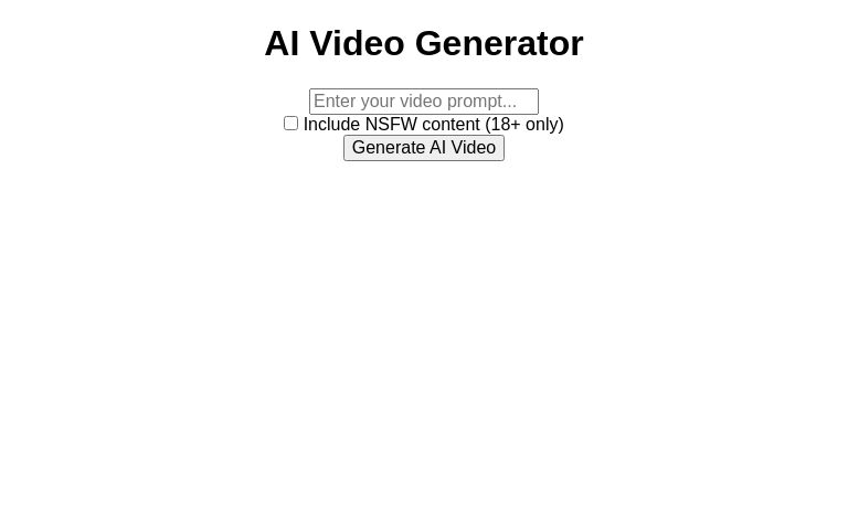 AI Video Generator