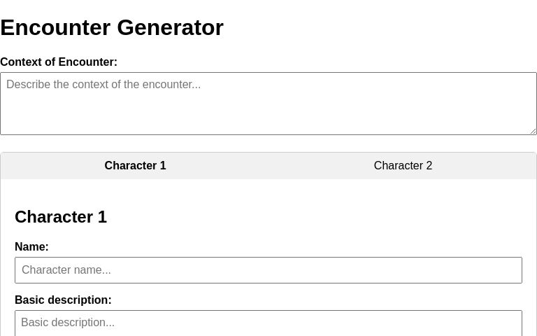 Encounter Generator