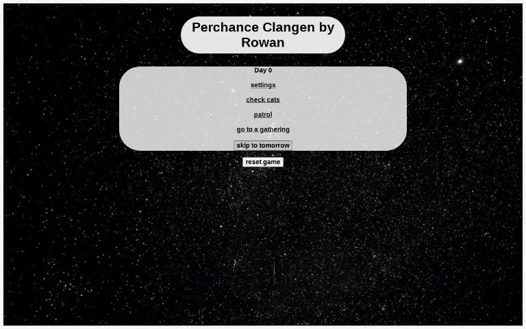 Perchance Clangen by Rowan ― Perchance Generator