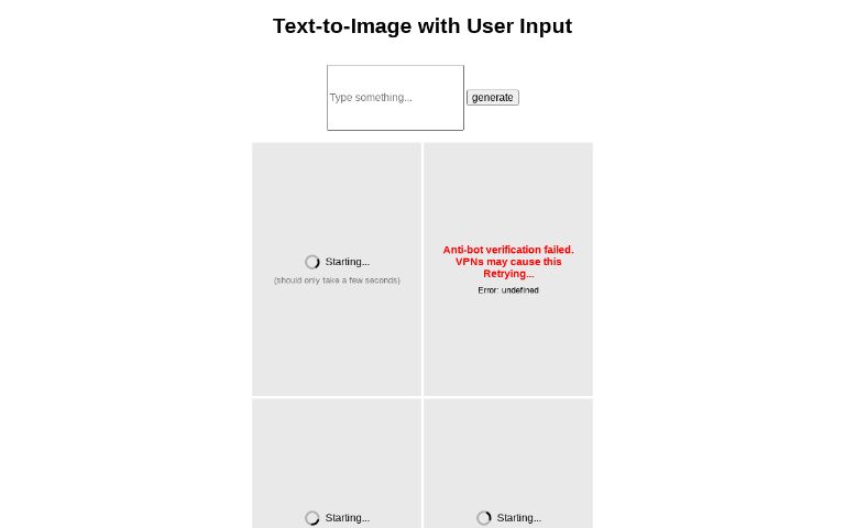 Text-to-Image with User Input ― Perchance Generator