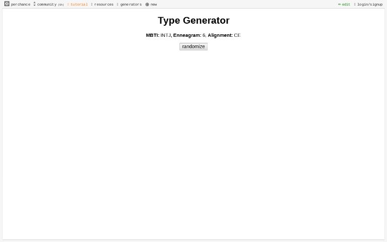 Type Generator