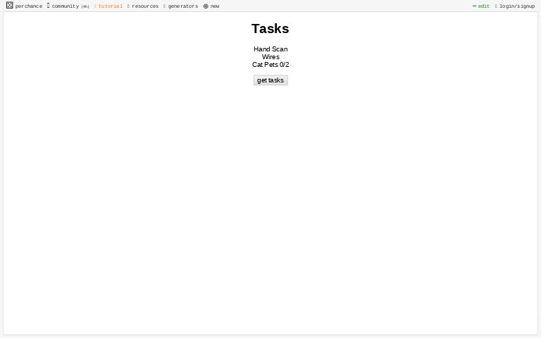 Tasks ― Perchance Generator