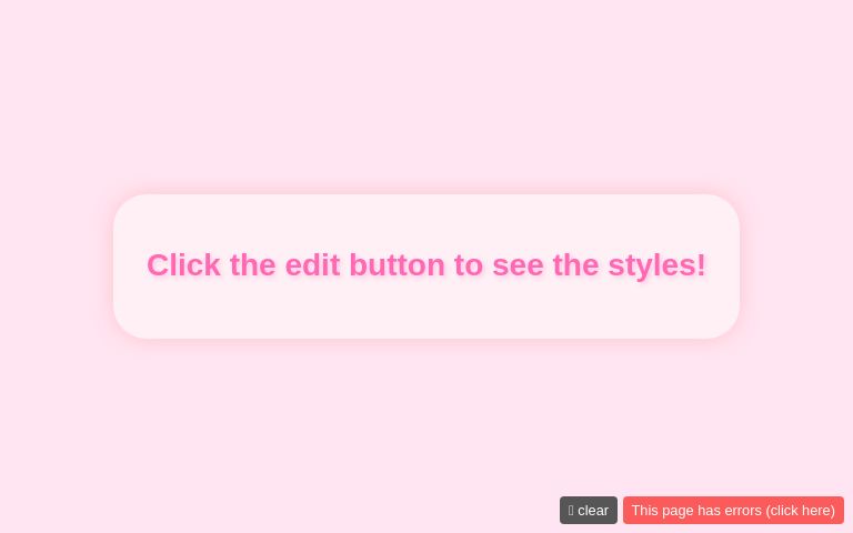 Click the edit button to see the styles! ― Perchance Generator