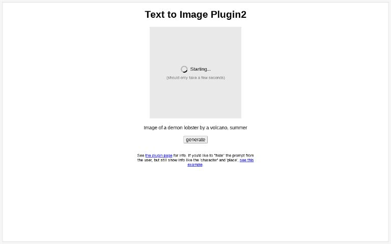 Text to Image Plugin2 ― Perchance Generator