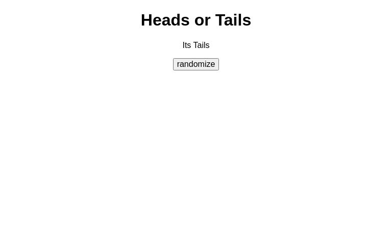 Heads or Tails ― Perchance Generator