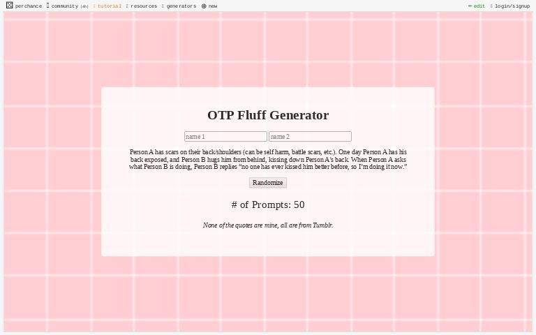 OTP Fluff Generator