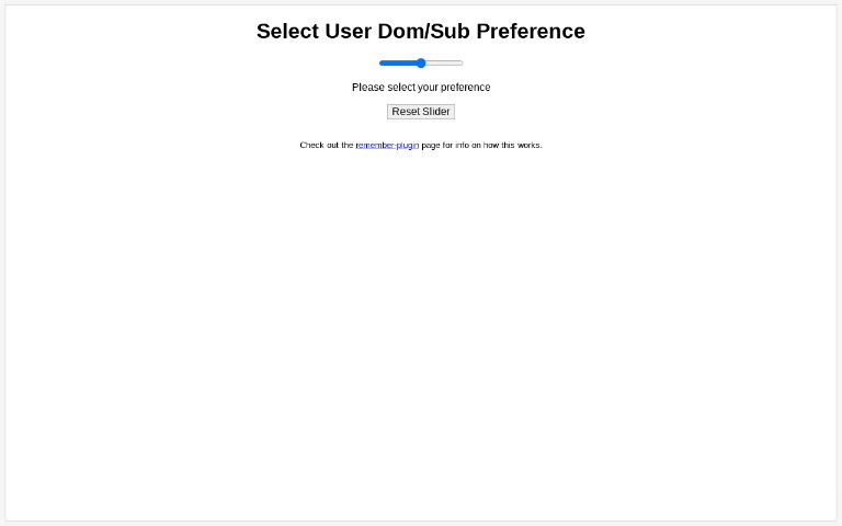 Select User Dom/Sub Preference ― Perchance Generator