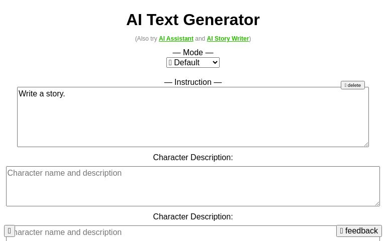 AI Text Generator (free, no sign-up, unlimited)