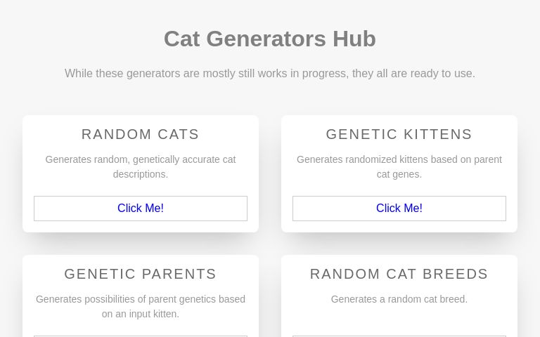 Cat Generators Hub