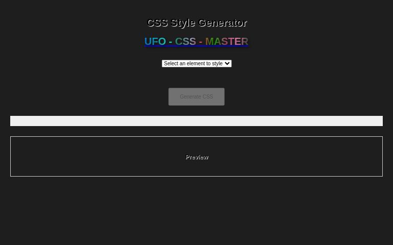 CSS Style Generator