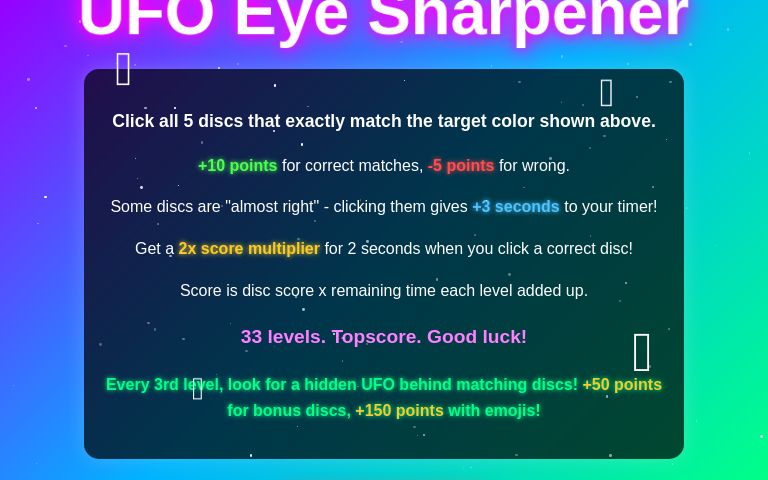 UFO Eye Sharpener ― Perchance Generator