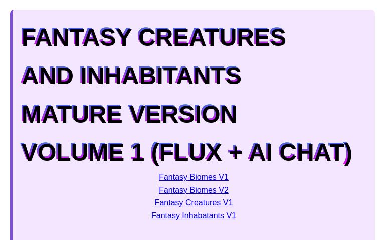 Elven Races ― Perchance Generator