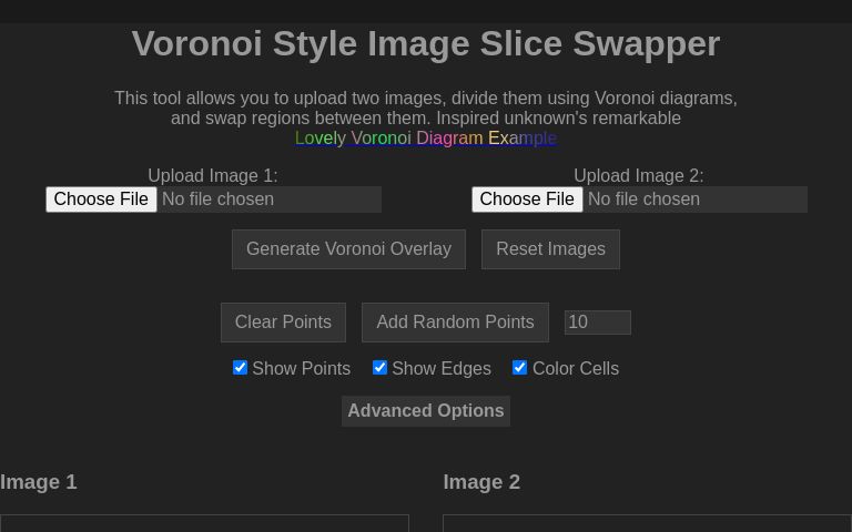 Voronoi Style Image Slice Swapper ― Perchance Generator