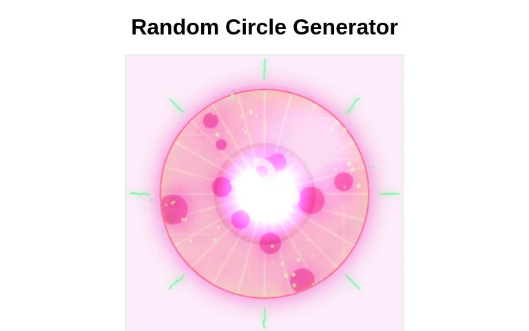 Random Circle Generator
