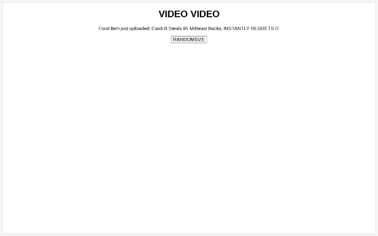 VIDEO VIDEO ― Perchance Generator