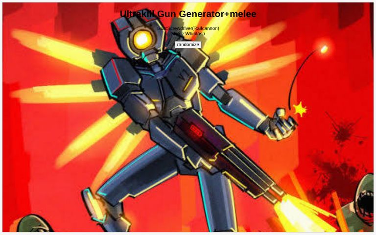Ultrakill Gun Generator+melee