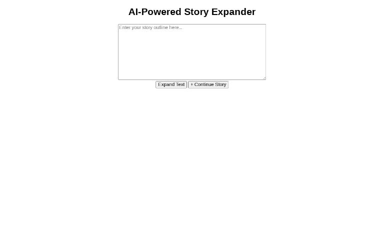 AI-Powered Story Expander ― Perchance Generator