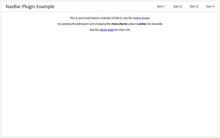 navbar plugin example