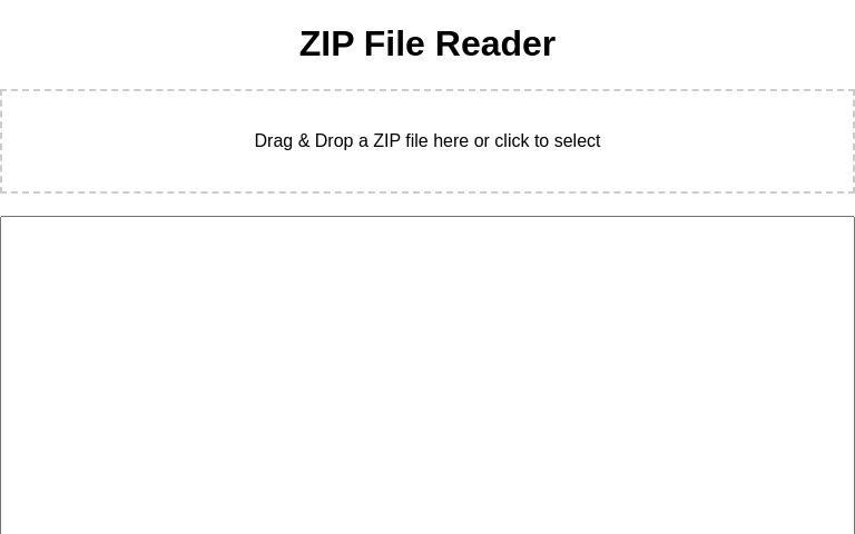 ZIP File Reader ― Perchance Generator