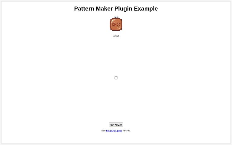 Pattern Maker Plugin Example