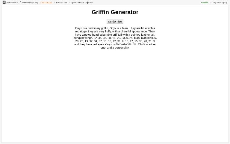 Griffin Generator