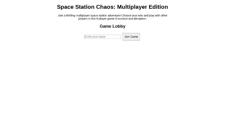 Multi-Role Survival Game ― Perchance Generator