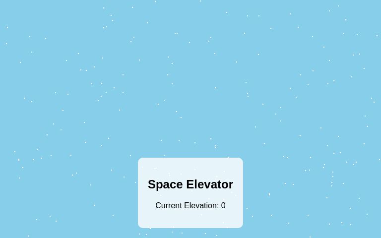 Space Elevator ― Perchance Generator