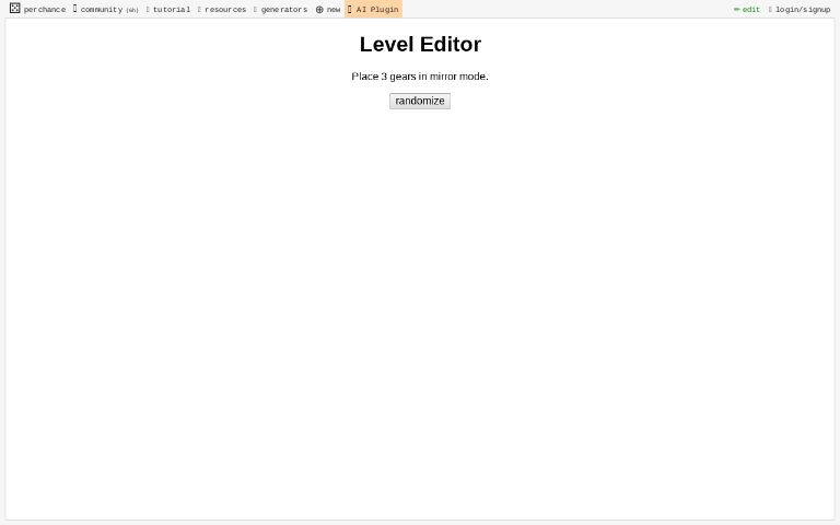 Level Editor ― Perchance Generator