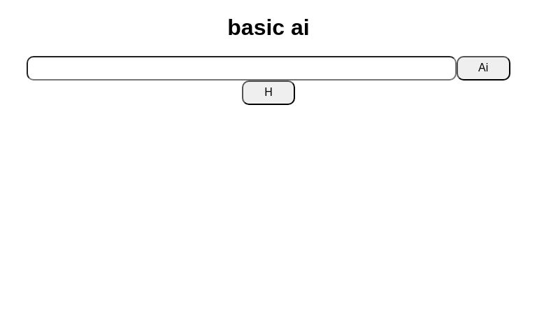basic ai ― Perchance Generator